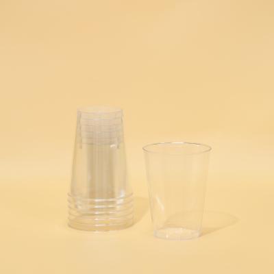 China Food Grade Transparent PS Plastic Cups 240ml FDA SGS Certified Disposable Drinking Cup for sale
