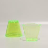 China 9OZ Food Grade PS Plastic Cups Disposable Drinking Cups Custom Logo 500pcs for sale