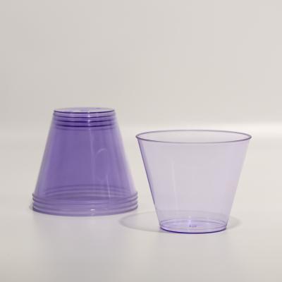 China 9 Oz PS Plastic Cups 270ml Disposable Cold Drink Tumbler for Party for sale