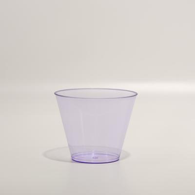 China 9OZ 270ml Food Grade PS Plastic Cups Transparent Disposable for Hot Cold Drinks for sale