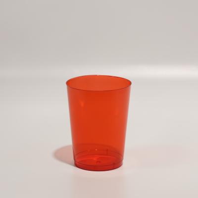 China FDA Certified 10OZ Disposable PS Plastic Cups 72x55x94mm for Juice for sale
