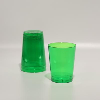 China 300ml PS Plastic Disposable Cups 500pcs for Cold Drinks Water Juice Custom Logo for sale