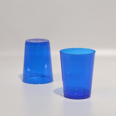 China FDA Approved 12.5g Clear Plastic Cup 300ML for Water Juice Wine with Custom Logo for sale