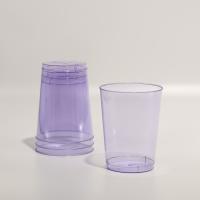China FDA Approved 300ML Disposable PS Plastic Cups with Custom Logo Printing for Hot and Cold Beverages for sale