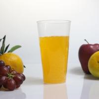 China Disposable PS Plastic Cups 360ML Food Grade with Lid for Cold Drinks for sale