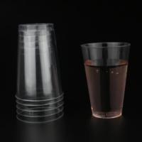 China 12oz 15.5g PS Round Plastic Cups for Hot and Cold Beverages 500pcs for sale