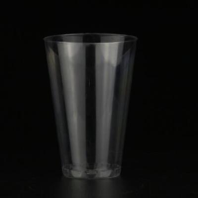 China Transparent PS Plastic Cups 420ML 500pcs Disposable Food Grade Drinkware Custom Logo for sale
