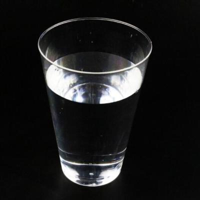 China 14OZ Transparent PS Plastic Juice Cups - 19g Weight, FDA & SGS Certified, Custom Logo Printing Available for sale