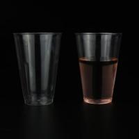 China FDA Certified 14oz PS Plastic Cups for Hot and Cold Beverages - 83×50×122mm Size with Custom Logo Options for sale