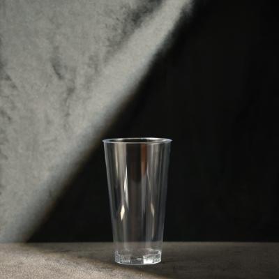 China 16OZ Crystal Clear PS Plastic Cups - 500pcs Carton, 25.5g Each, FDA & SGS Certified Disposable Beverage Cups for sale