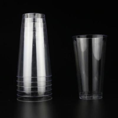 China Disposable Transparent Round Food Grade Plastic Cups - 500pcs Pack, 13kg Weight, FDA & SGS Certified for sale