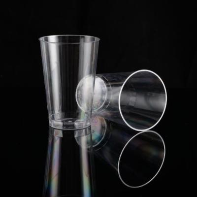 China 16OZ Custom Logo PS Plastic Cups - 25.5g Weight, 81mm Top Diameter for Cafes and Events for sale