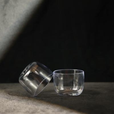 China Customized 4OZ PS Plastic Disposable Cups with Restaurant Logo FDA SGS Certified for sale