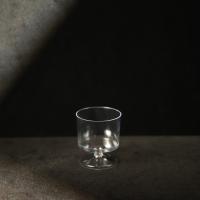China Round Transparent PS Plastic Cups Plastic Goblet for Cold Beverages for sale