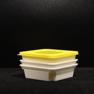 China 450ml Leakproof PP Lunch Box 108x83x57mm BPA Free Snap On Lid for Hot Cold Food Snack Fruit for sale