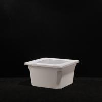 China PP Disposable Lunch Box 1000ml 136x111x76mm Custom Packaging 400pcs for sale