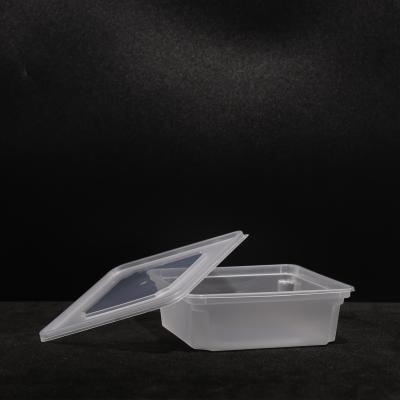 China Snap On PP Lunch Box Leakproof Convenient Food Storage Take Away Plastic Box for sale