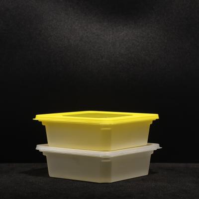 China Custom PP Lunch Box 620ml Eco Friendly BPA Free Leak Proof Food Container for sale