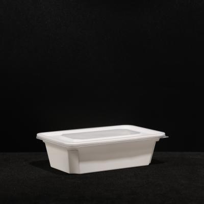 China PP Lunch Box 500ml Custom Food Packaging Box with Logo Printing BPA-Free for sale