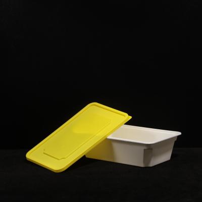 China Stackable PP Lunch Box 750ML Leak Proof Food Container 185x118x55mm for Sandwich Fruit Vegetable for sale