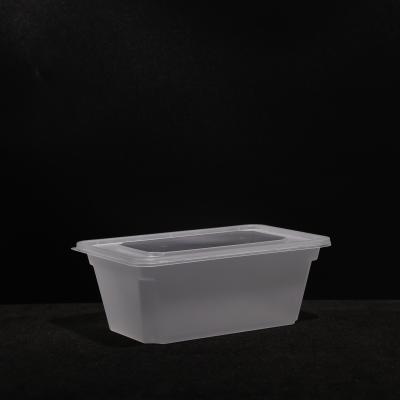China Stackable PP Lunch Box 185x118x76mm for Hot and Cold Food with 36.5g Lightweight Design for sale