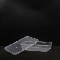 China 500ml Plastic PP Lunch Box with Snap-On Lid - 170×120×40mm Disposable Food Container, 26.5g Lightweight for sale