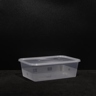 China Customized PP Lunch Box 1000ml Stackable Fast Food Container BPA-Free Leak-Proof for sale