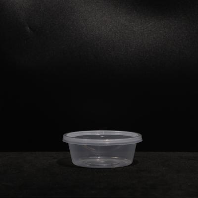 China 280ml Disposable PP Lunch Box with Lid BPA-Free Microwave Safe Food Storage Container for sale