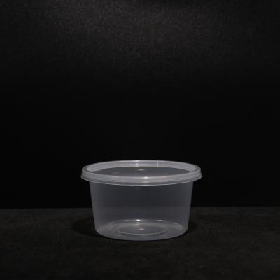 China 440ml Leak Proof Stackable PP Round Lunch Box for Food Storage 20g for sale