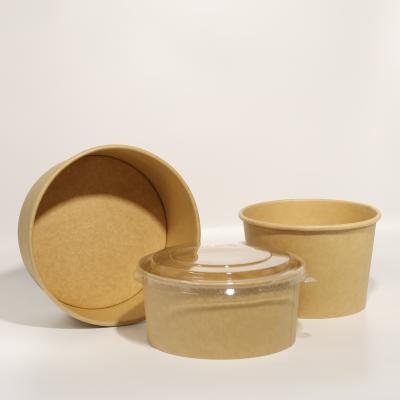 China Custom Round Paper Packaging Boxes 500ml/1000ml Capacity with CMYK Pantone Printing for Food & Gift Packaging for sale