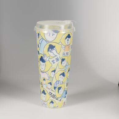 China 17 OZ Disposable Round PP Cup with Lid - FDA & SGS Certified, BPA-Free, 500pcs Packaging for sale