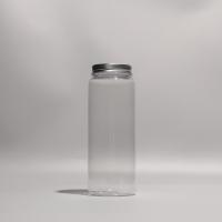 China Round PET Plastic Bottles 100ml-1000ml BPA Free with Aluminum Caps for Juice and Beverage Packaging for sale