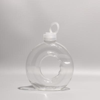 China Food Grade 500ml Screw On PET Beverage Bottles BPA Free Transparent Plastic for sale