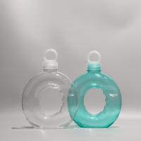 China Customized PET Bottle with Ring Shape and Aluminum Lid For Water for sale