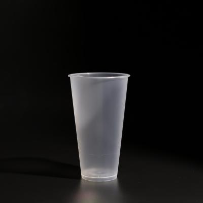 China Food Grade PP Plastic Cups 500ml 90x145mm Dishwasher Safe BPA Free Custom Logo for sale