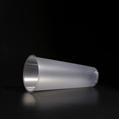 China 21 oz 600ml Disposable PP Cup with Lid for Cold Drinks Boba Tea FDA SGS Approved for sale