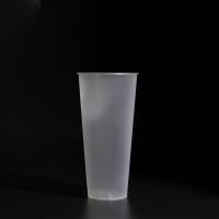 China Food Grade Plastic PP Cup 700ml Capacity With Dome / Flat Lid for sale