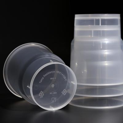 China 400ml Disposable Plastic PP Cup with Lid BPA Free Dishwasher Safe for Coffee Juice Boba Tea for sale