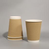 China 12OZ / 16OZ Custom Printed Disposable Paper Cups with Snap-On Lids for Coffee and Beverages for sale