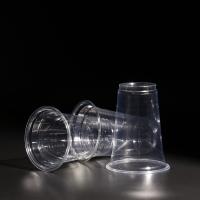 China Custom Printed PET Plastic Cups 10oz 89×52×88mm for Boba Tea and Cold Beverages - BPA-Free Disposable Drinkware for sale
