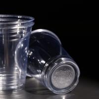 China 12oz PET Disposable Drinking Cups - Food Grade Plastic, BPA-Free, 1000pcs Bulk Packaging for sale