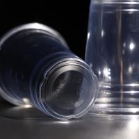 China 14oz PET Disposable Plastic Cups with Custom Logo - BPA-Free, 89×56×115mm, ISO9001/FDA Certified for sale