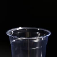 China 14oz PET Plastic Cups 89x56x115mm Disposable Cold Beverage Cups for Coffee Boba Tea for sale