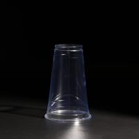 China 16oz PET Plastic Disposable Drinking Cups BPA Free 1000pcs Cold Juice for sale