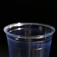 China 16oz Disposable PET Plastic Cup Custom Logo Cold Beverage 89x53x137mm for sale