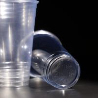 China 16oz Clear Disposable PET Beverage Cup 13.5g BPA Free Cold Drink Cups for sale