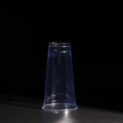 China 20oz BPA Free PET Disposable Cup Custom Logo Cold Beverage 1000pcs for sale