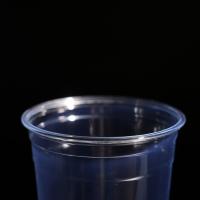 China BPA Free 20oz 600ML Plastic PET Cup Stackable Cold Coffee Cups 1000pcs for sale