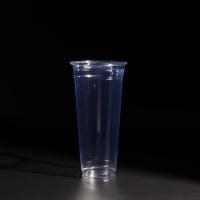 China 24oz PET Disposable Drinking Cups BPA Free Food Grade Plastic 1000pcs for sale