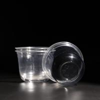 China Lightweight Disposable Plastic PET Cup 12OZ For Cold Coffee Boba Tea for sale